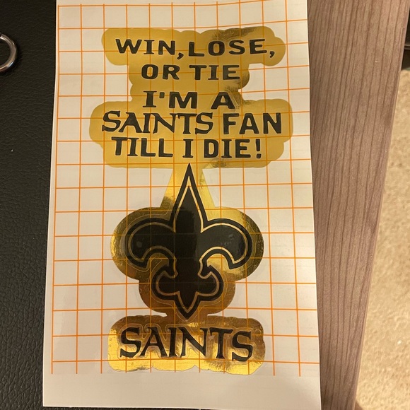 Other | Saints Decal | Poshmark